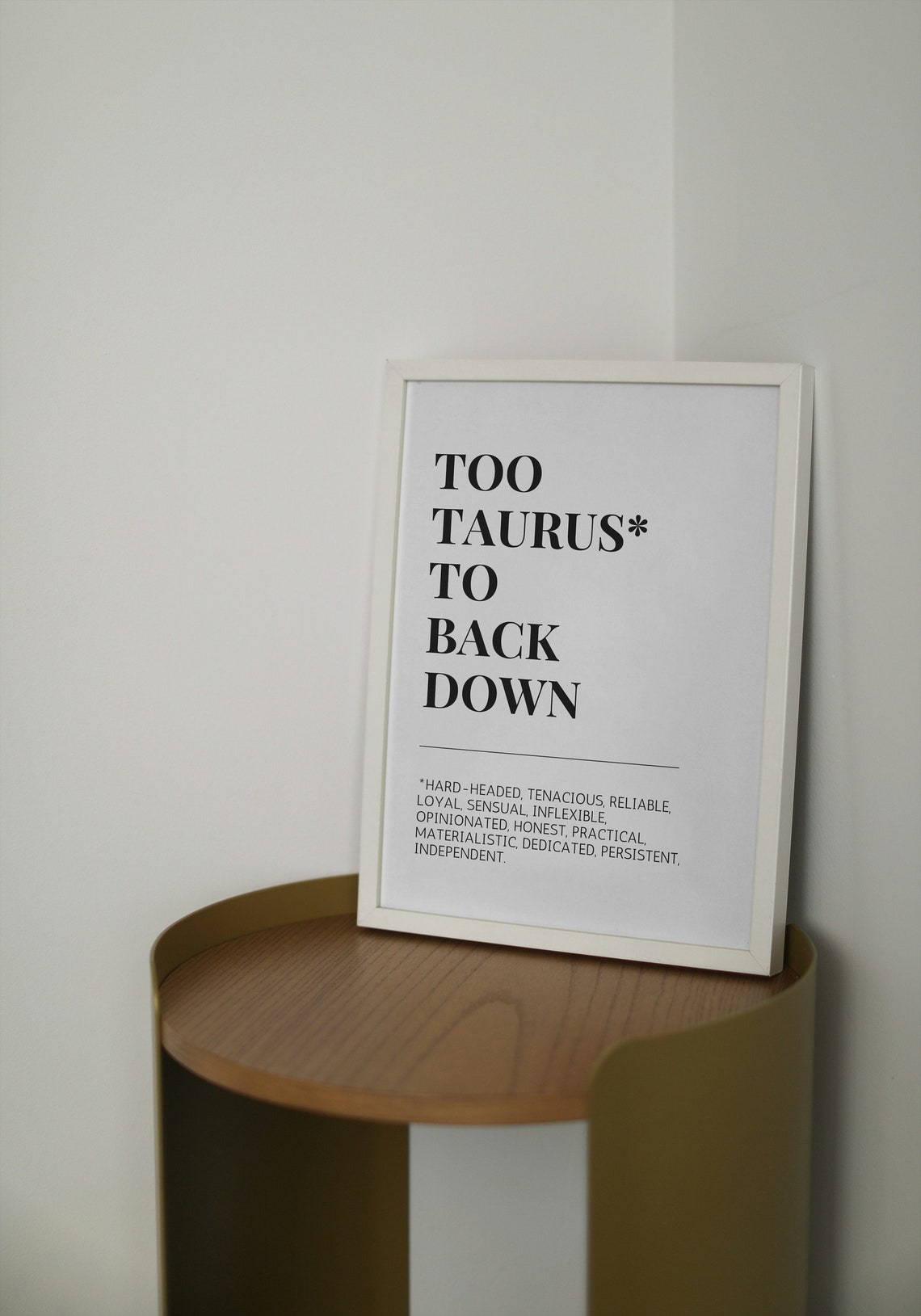 Taurus Poster - Zodiac Signs - Instant Download - Digital Wall Art ...
