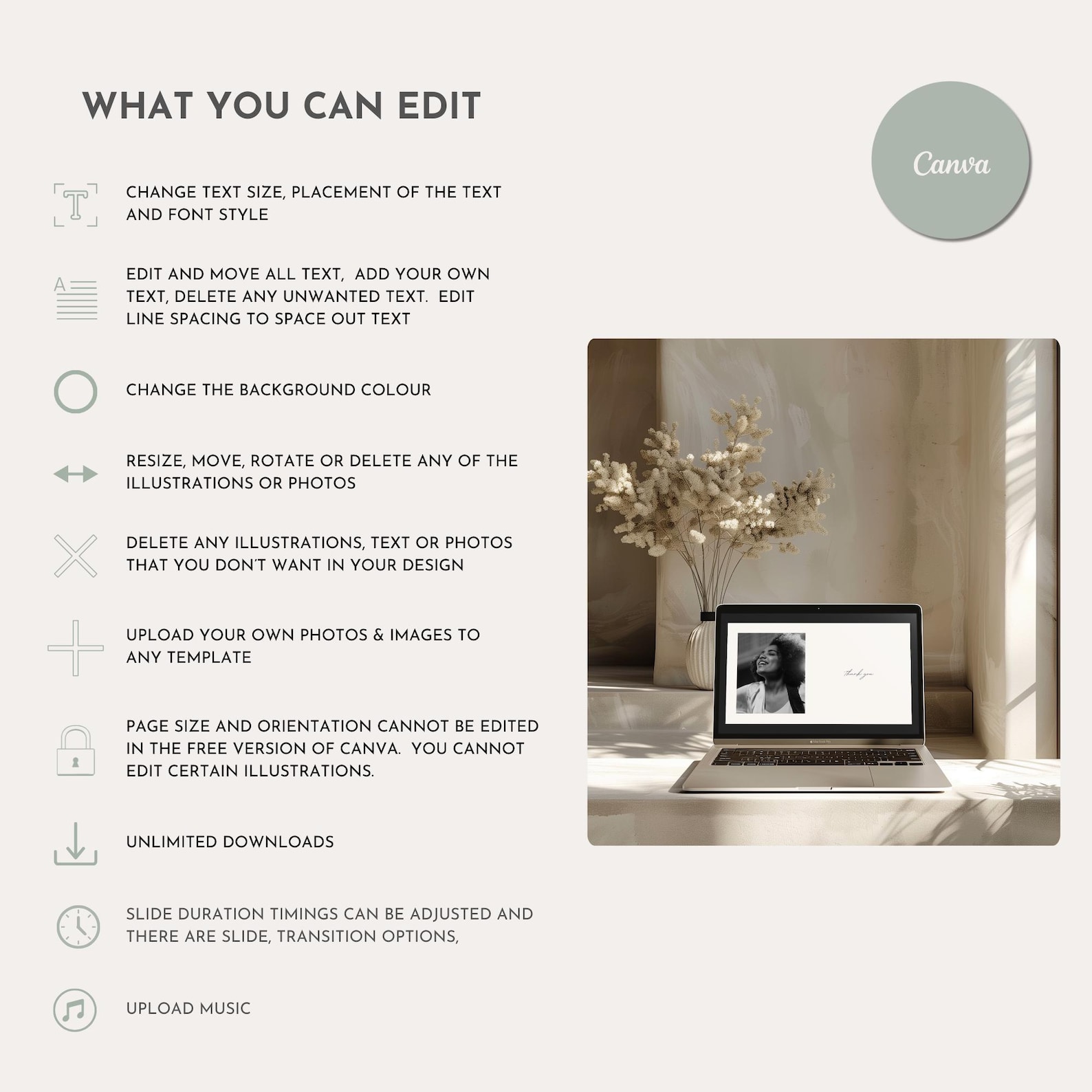 Memorial Video Funeral Slideshow Canva Template, Celebration of Life ...