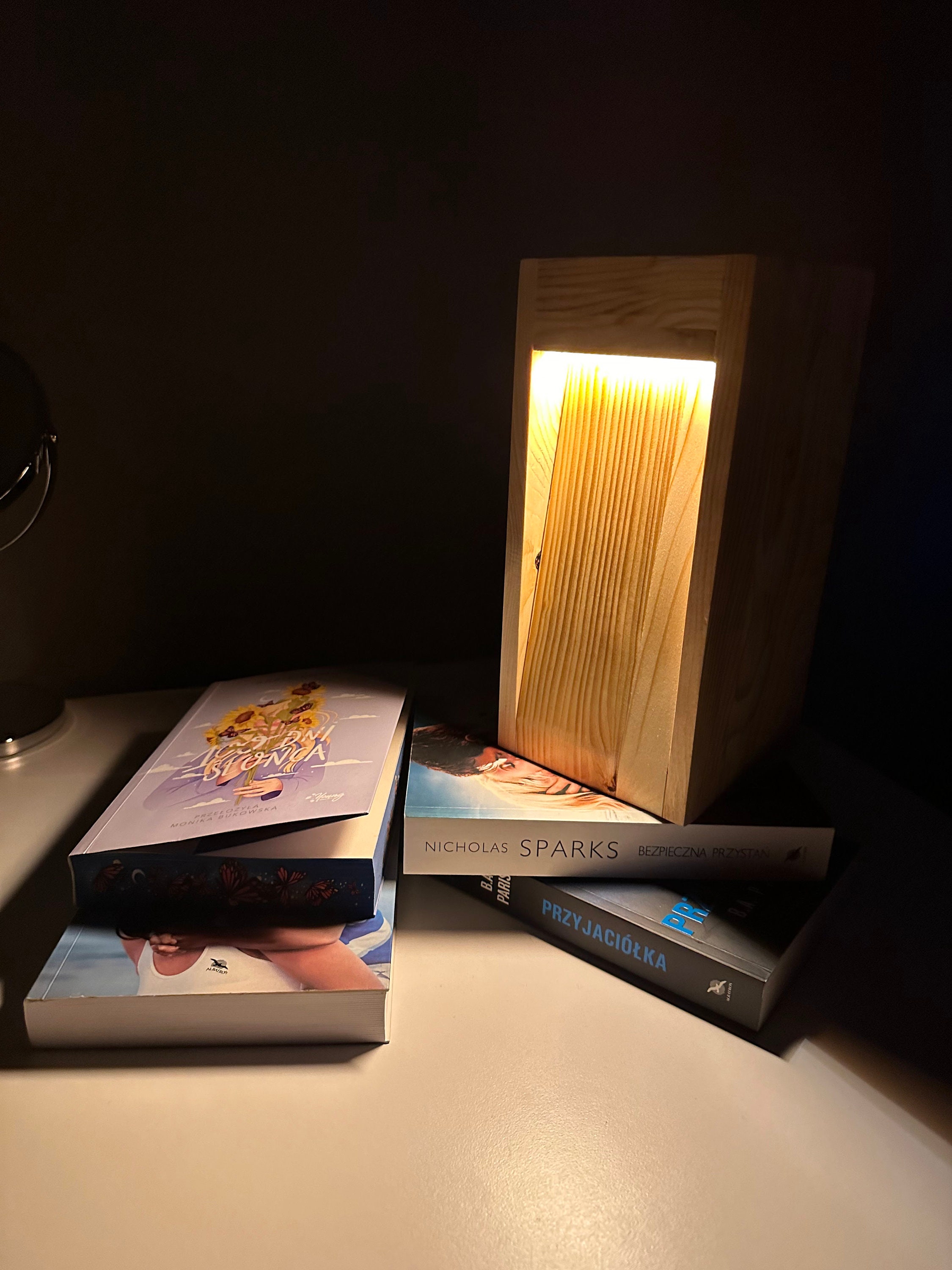 Wooden Reading Lamp - Etsy