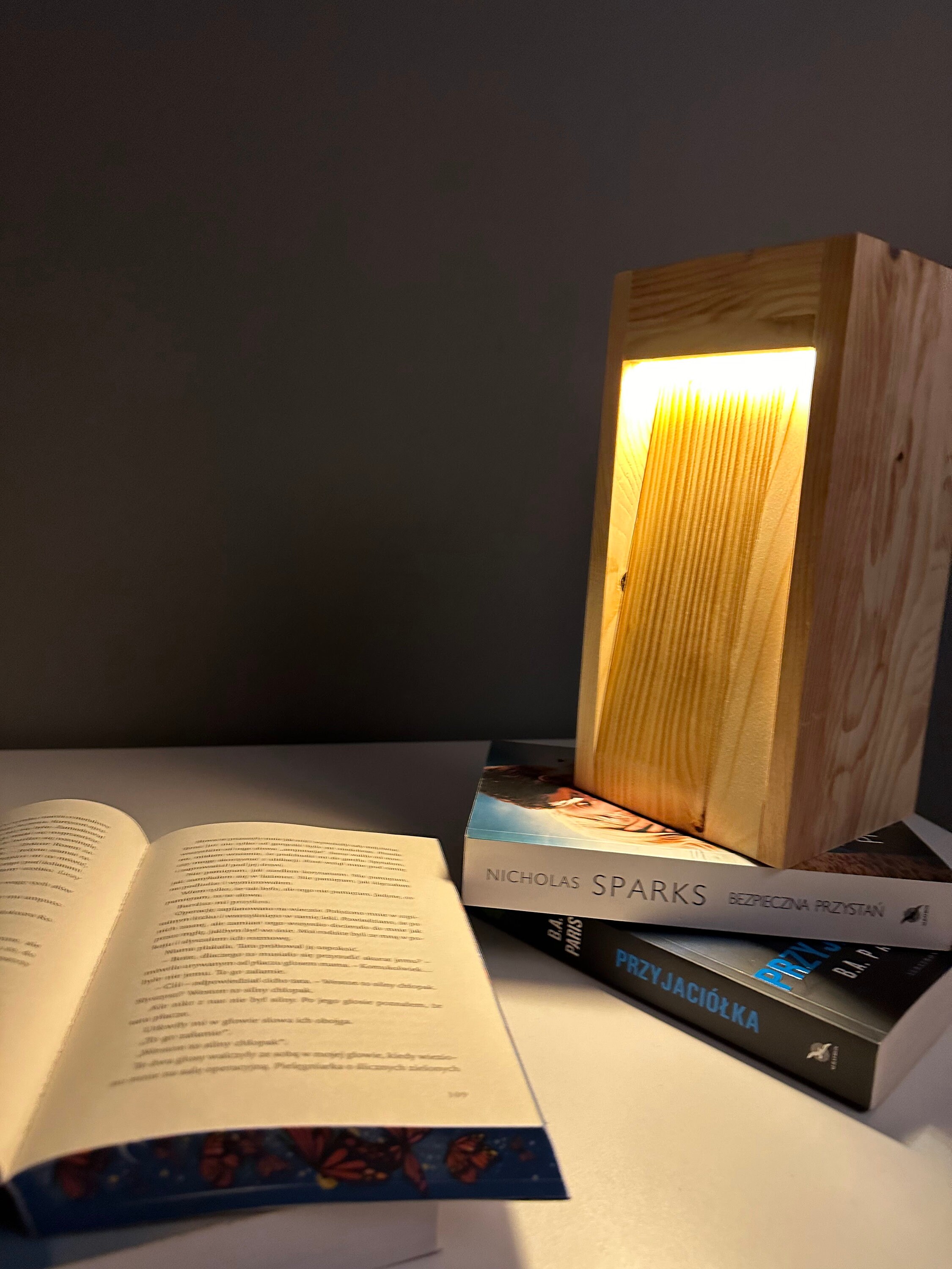 Wooden Reading Lamp - Etsy