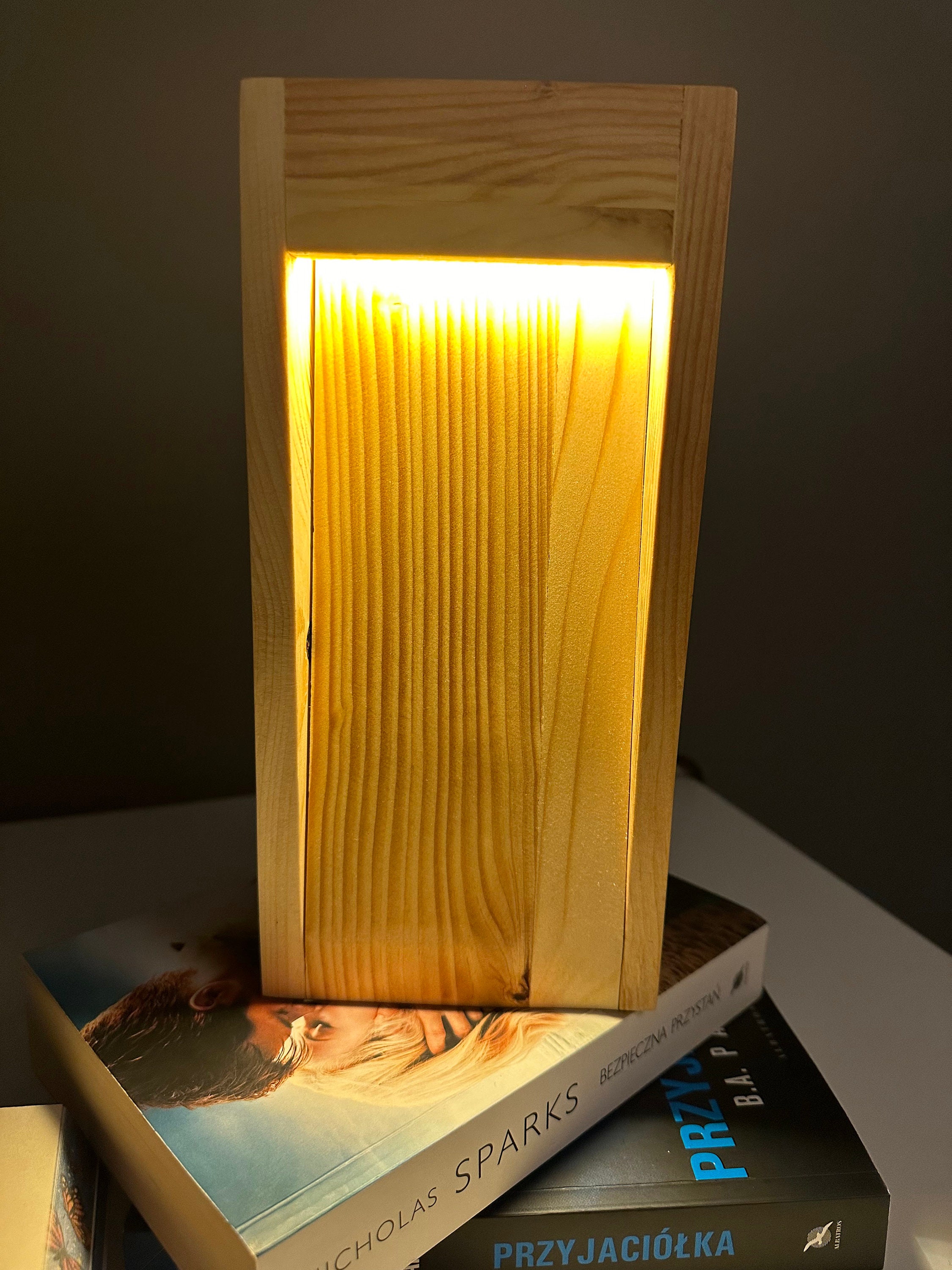 Wooden Reading Lamp - Etsy