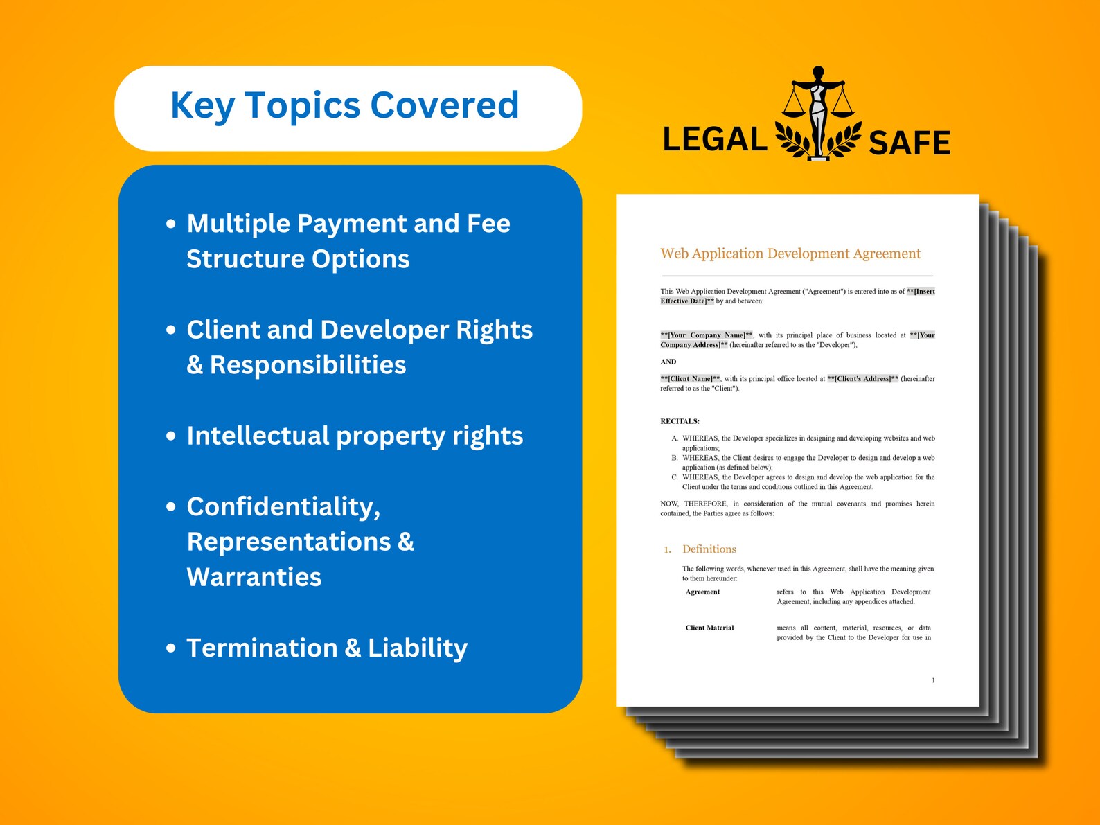 Web App Design and Development Agreement Template for Agencies ...