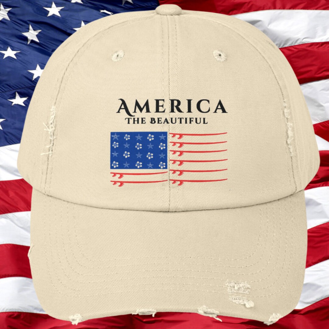 America Hat, Cap, Cap, American Flag Hat, Surfboard, Fourth of July Hat ...