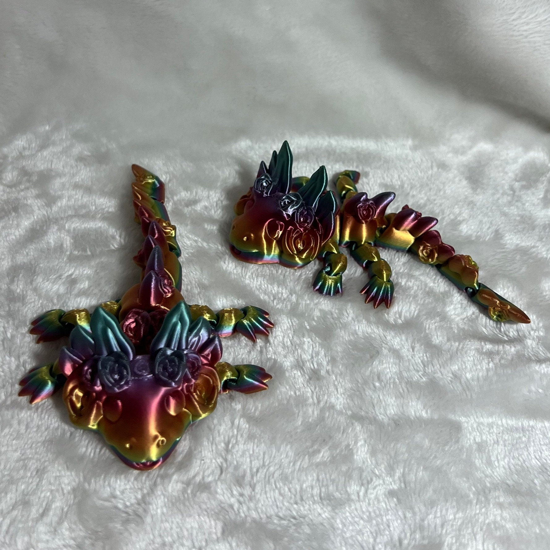 Flower Axolotl- Articulated - Etsy