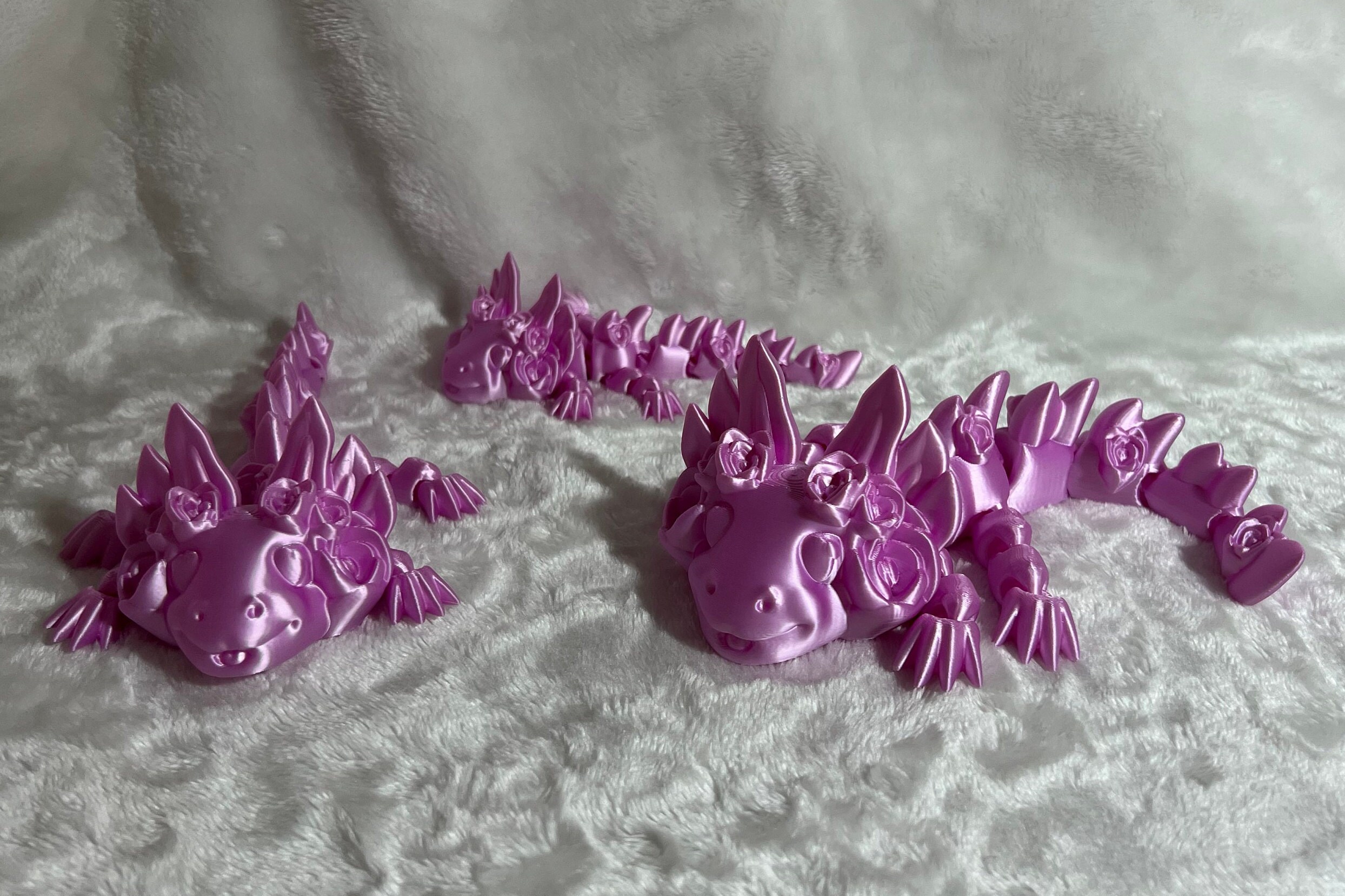 Flower Axolotl- Articulated - Etsy