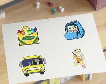 Back to School Sticker Sheet - Etsy