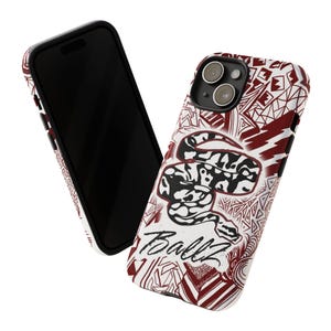 Men's Graffiti Ball Python Phone Case, Multiple Sizes and Brands ...
