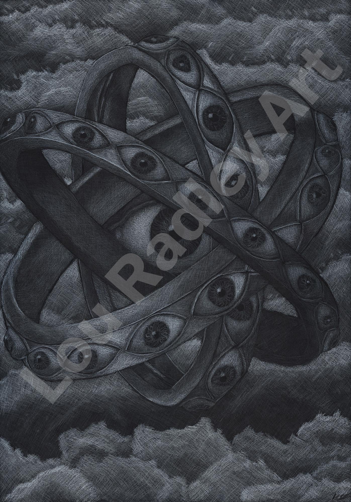 Ophanim, Biblically Accurate Angel, Limited Edition Mounted Fine Art ...