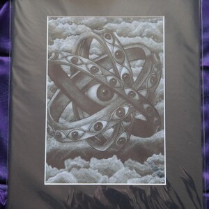 Ophanim, Biblically Accurate Angel, Limited Edition Mounted Fine Art ...