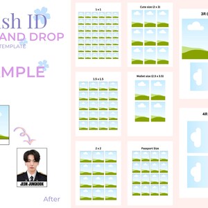 Rush ID and Packages Drag & Drop Template - Etsy