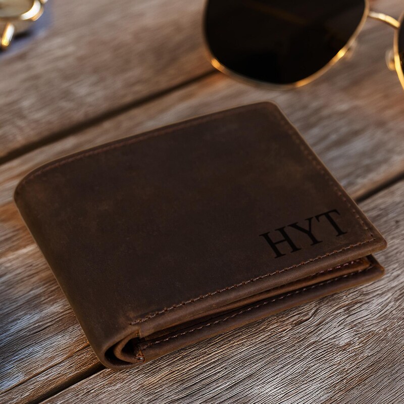 Leather Wallet Men - Etsy