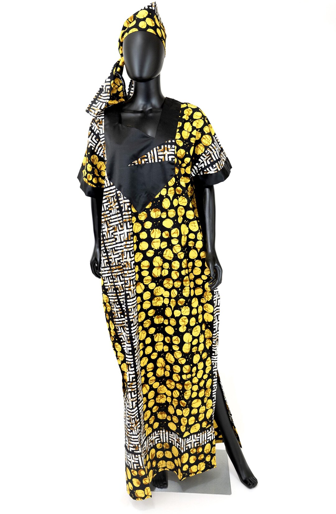 African Print Boubou Gown / Opulent Boubou Ensemble / Celebration ...