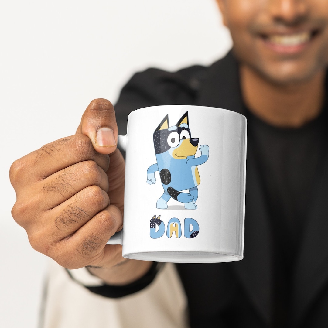 Bluey Dad Mug, Dad Gift, Gift for Him, Father Day - Etsy