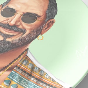 Steve Jobs // 10" Round Plate // Tech Gift Idea - Etsy