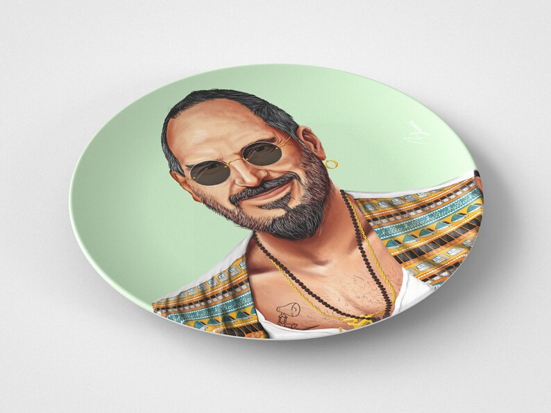 Steve Jobs // 10" Round Plate // Tech Gift Idea - Etsy