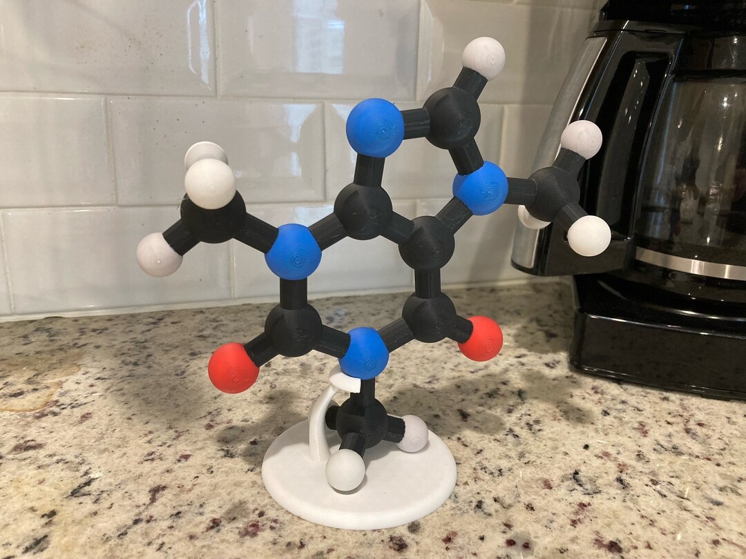 Caffeine Molecular Model - Etsy