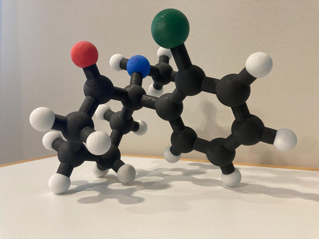 Ketamine Molecular Model - Etsy