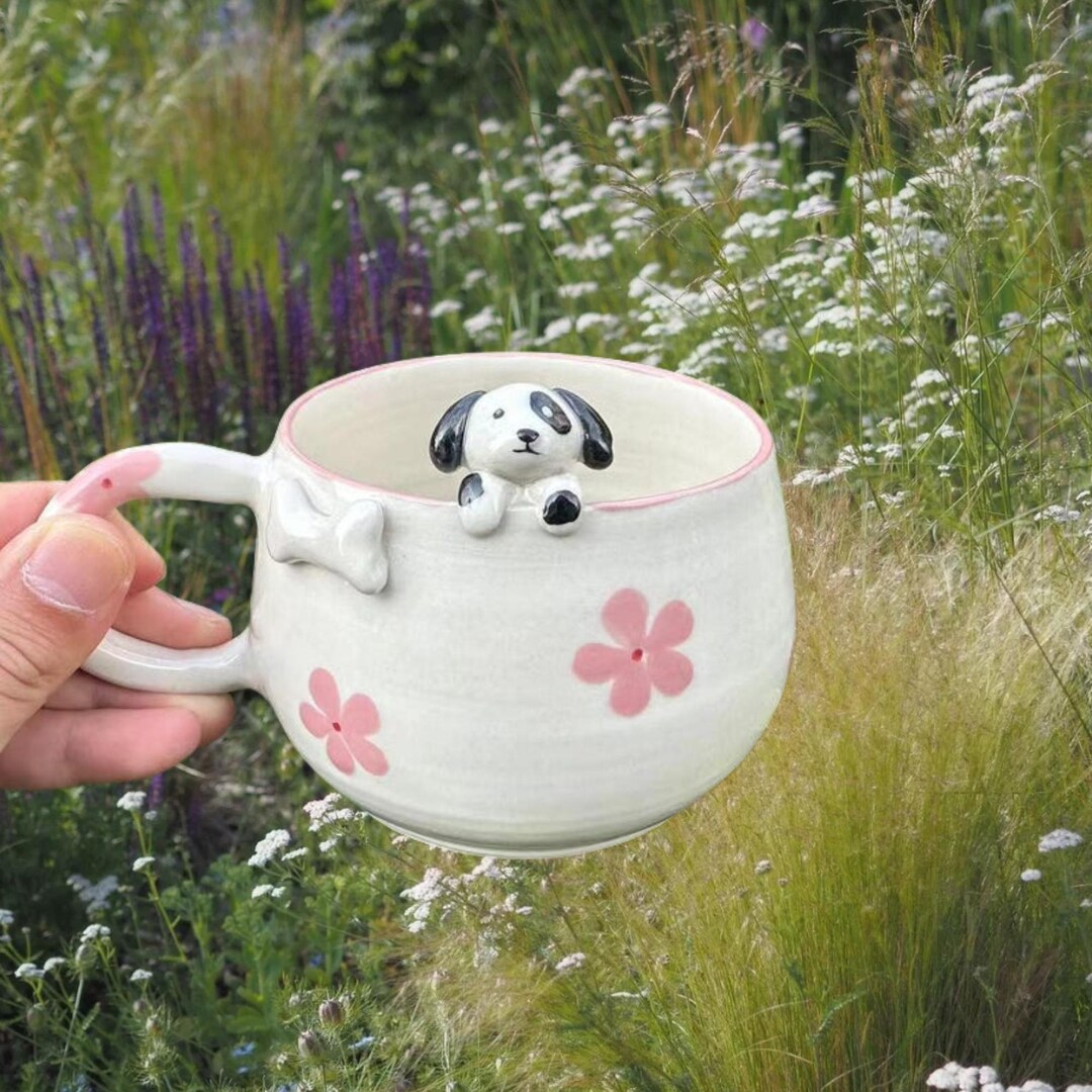 Custom Pet Mug/custom Paw Print Pet Mug,custom Cat and Dog Ceramic Mug ...