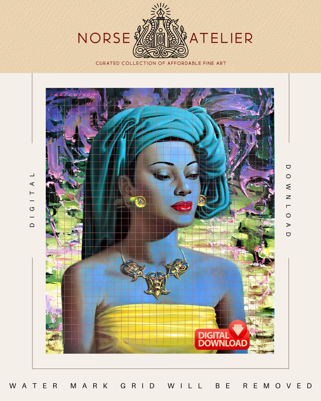 Balinese Lady L | Mid Century Girl - Tretchikoff Lynch Shabner Poster ...
