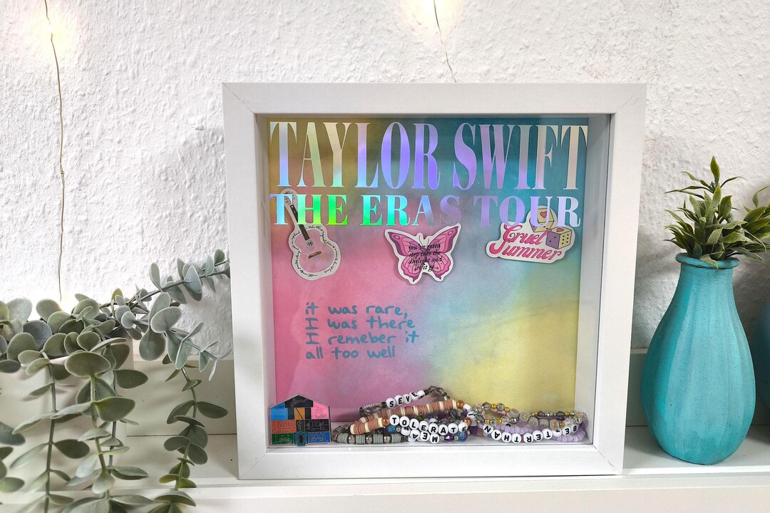The Eras Tour Themed Photo Frame Handmade Shadow Box Memory Box Concert ...