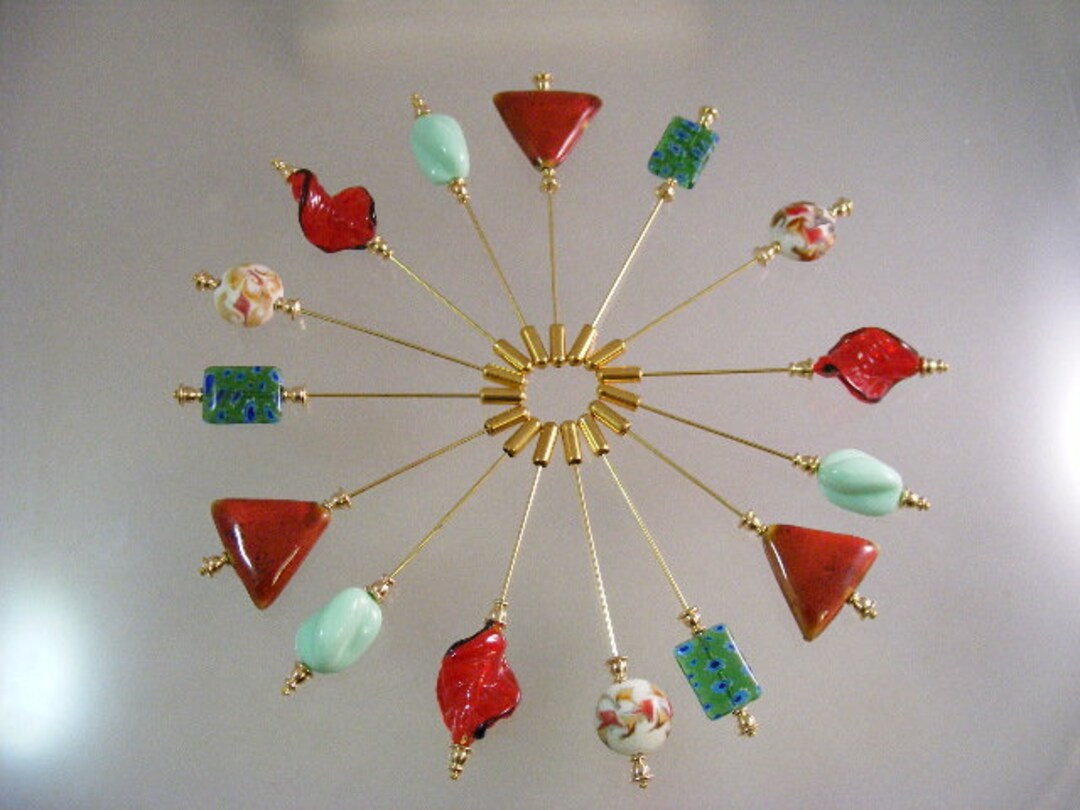 15 Brand New Hand Made Stick Pins, WHOLESALE Resale Lot..five Different ...