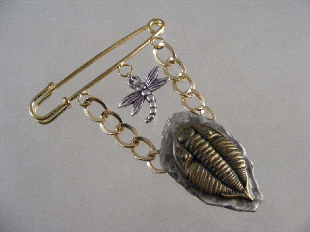 Trilobite Fossil Cast Kilt Pin...... Lot #552 - Etsy