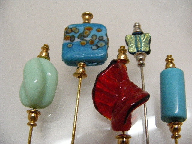 15 Brand New Hand Made Stick Pins WHOLESALE Lot.........lot - Etsy