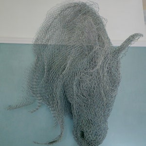 Wire Horse Head Sculpture - Stalliana - Etsy