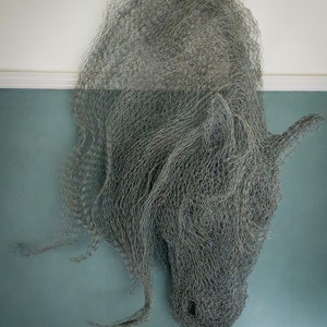 Wire Horse Head Sculpture - Stalliana - Etsy
