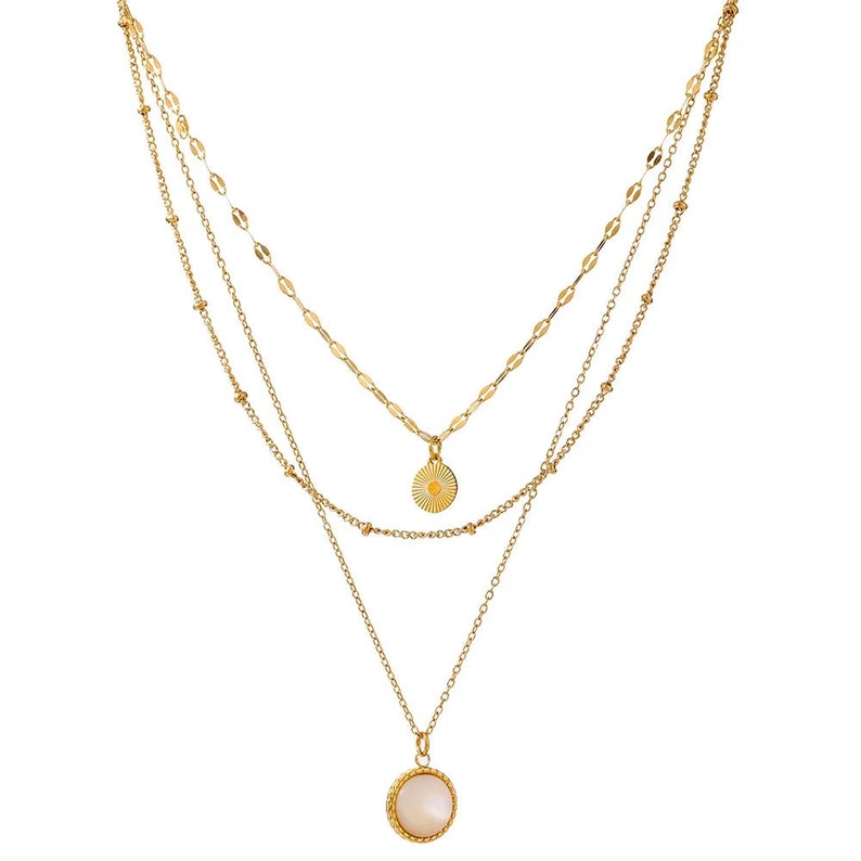 LUCY Classic Layered Necklace - Etsy