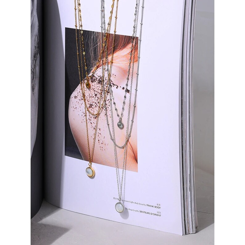 LUCY Classic Layered Necklace - Etsy