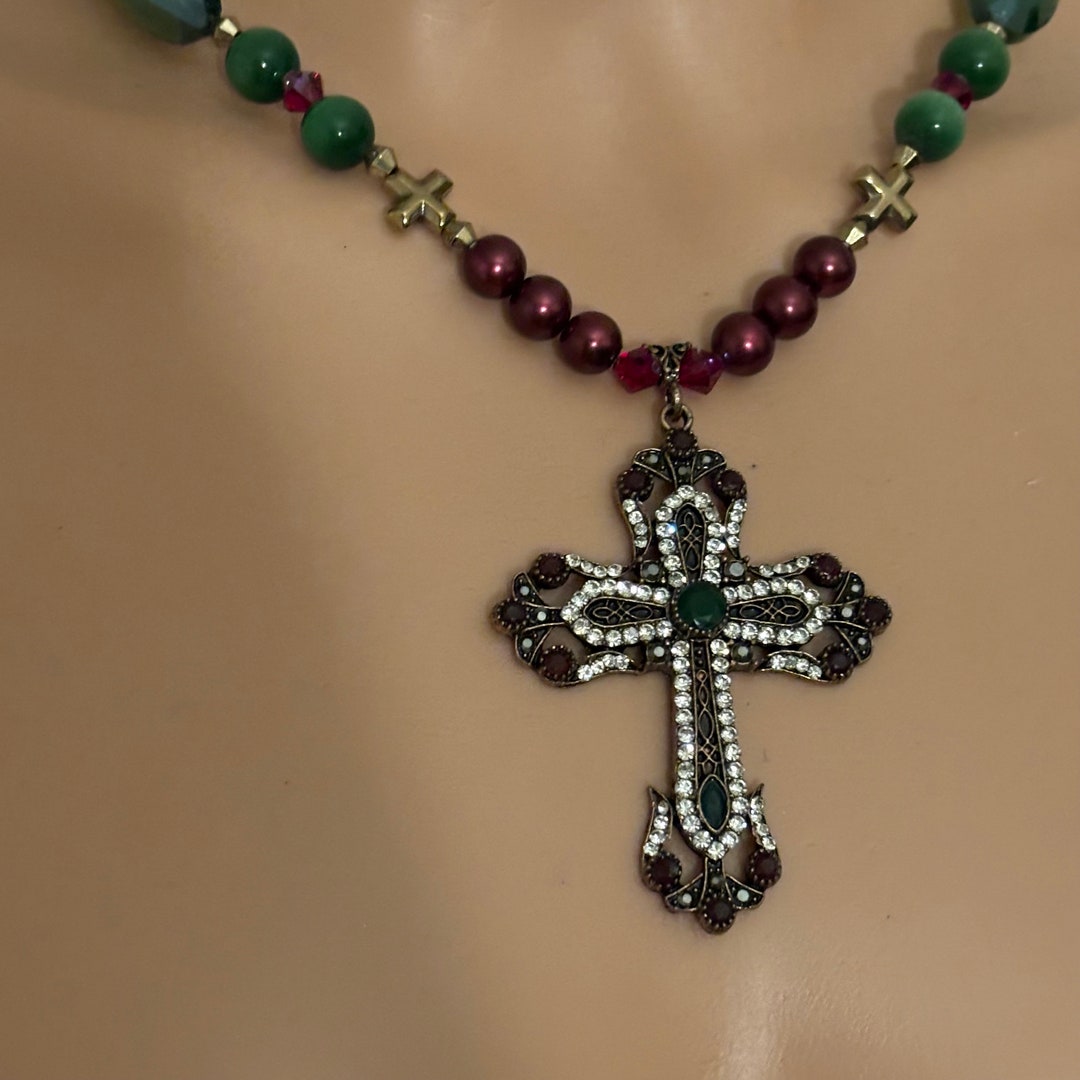 Blinged Out Irish Cross - Etsy