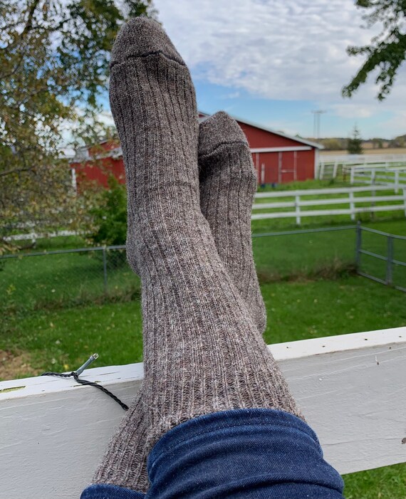 Extra Large Alpaca / Wool Socks Mens Sox Grown in Michigan | Etsy