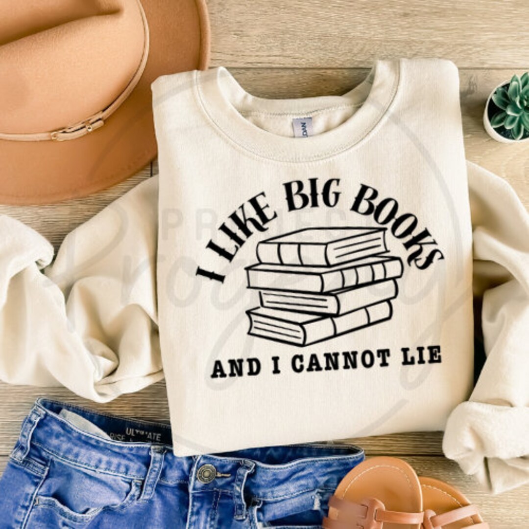 I Like Big Books SVG - Etsy