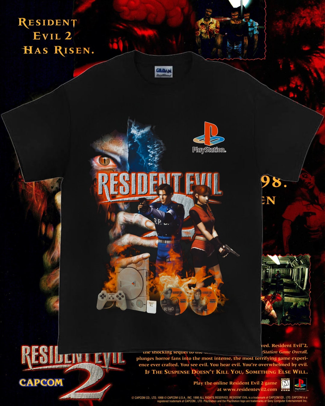 Evil Vintage Tee - Etsy