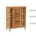3 Tier Bamboo Storage Cabinet, Bathroom Storage Cabinets, Solid Bamboo ...