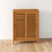 3 Tier Bamboo Storage Cabinet, Bathroom Storage Cabinets, Solid Bamboo ...