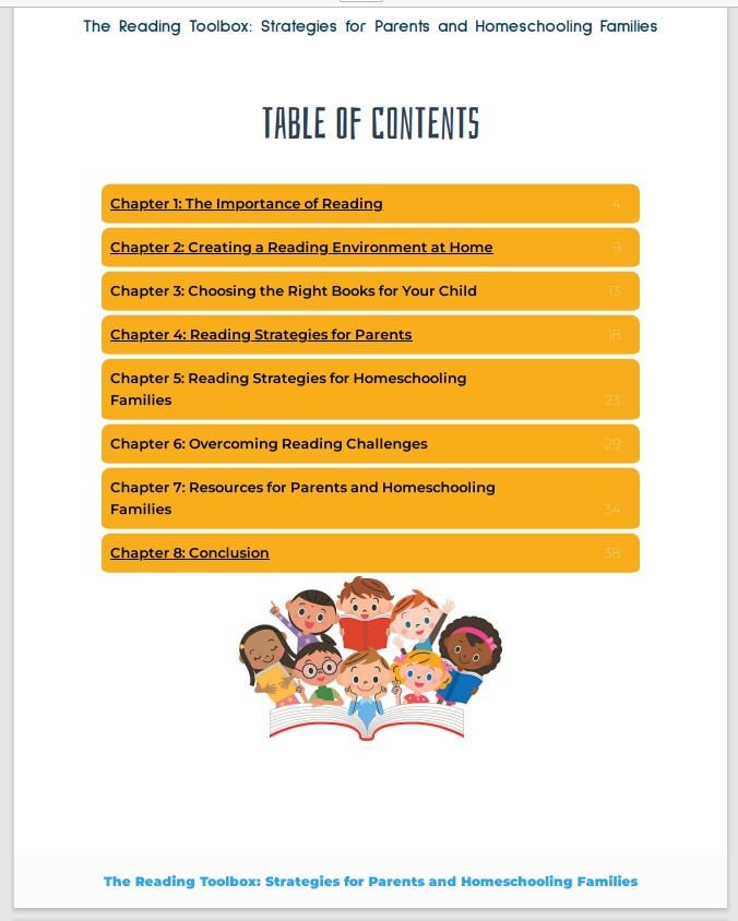 The Reading Toolbox Vol.1 (reading Tips, Learning, Strategies, Parents ...