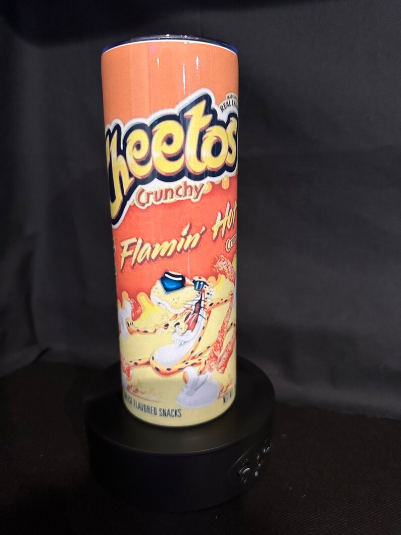 Cheetos Hot Flamin' Tumbler, Insulated, Cover and Straw - Etsy