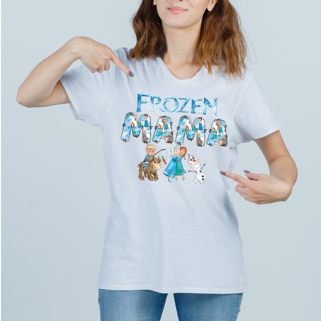 Disney Frozen Mama Sweatshirt, Princess Mom Shirt, Snowman Olaf Mom ...