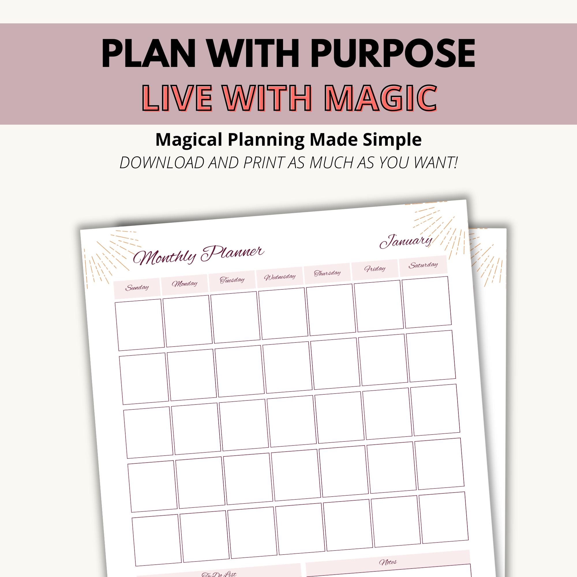 Magical Mindset Planner - Etsy