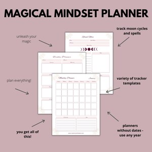 Magical Mindset Planner - Etsy