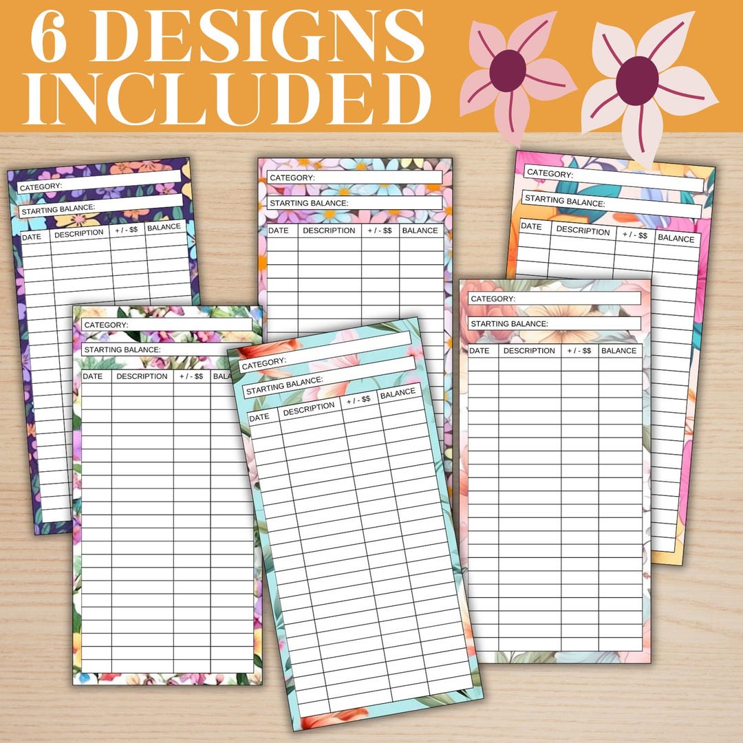 Printable Budget Planner Cash Envelope System Money Management Tracker ...