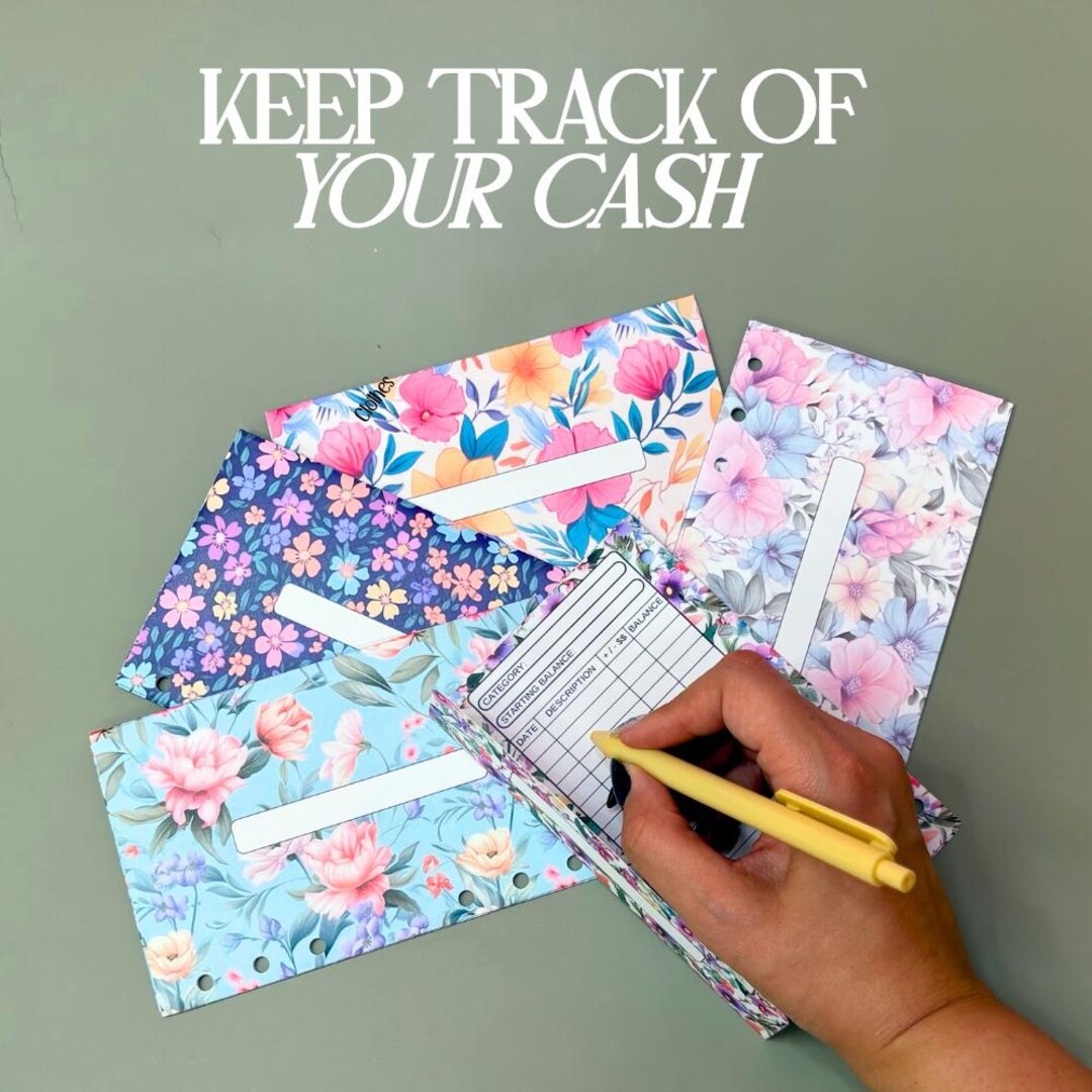 Printable Cash Envelope Budget Tracker Template Download Digital ...