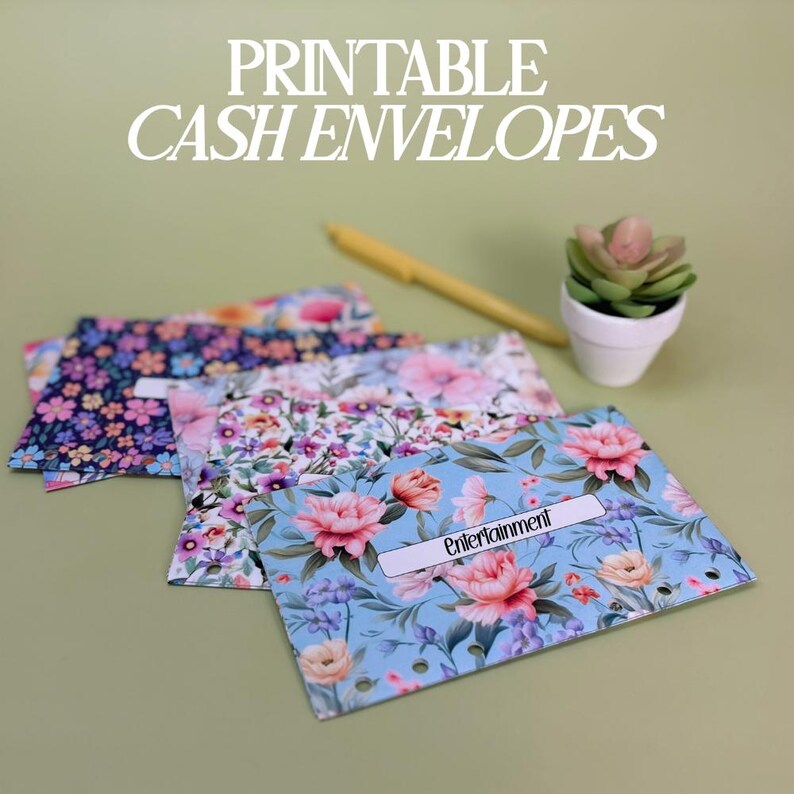 Printable Cash Envelope Template Download Digital Planner Finance ...