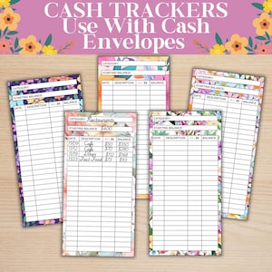 Cash Stuffing Tracker Printable Debt Payoff Planner Savings PDF ...