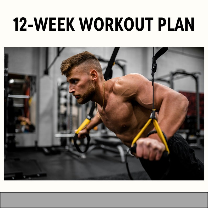12 Week Workout Plan - Etsy