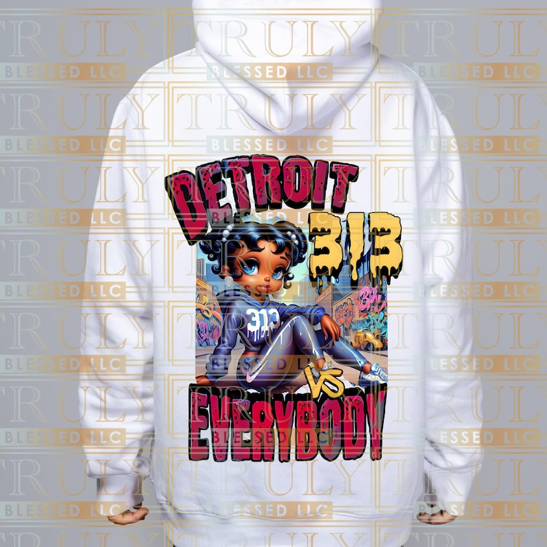 Detroit Pride PNG: Urban 313 Graffiti Art (digital Download) - Etsy