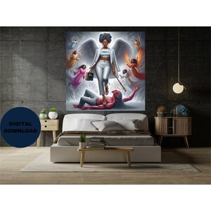 Rebuke Elegance, Unique Portrait, Trendy Art, Large Wall Art, AI Art ...