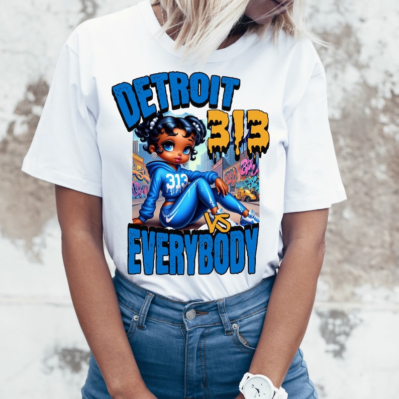 Detroit Pride PNG: Urban Chic 313 Vs Everybody (digital Download) - Etsy